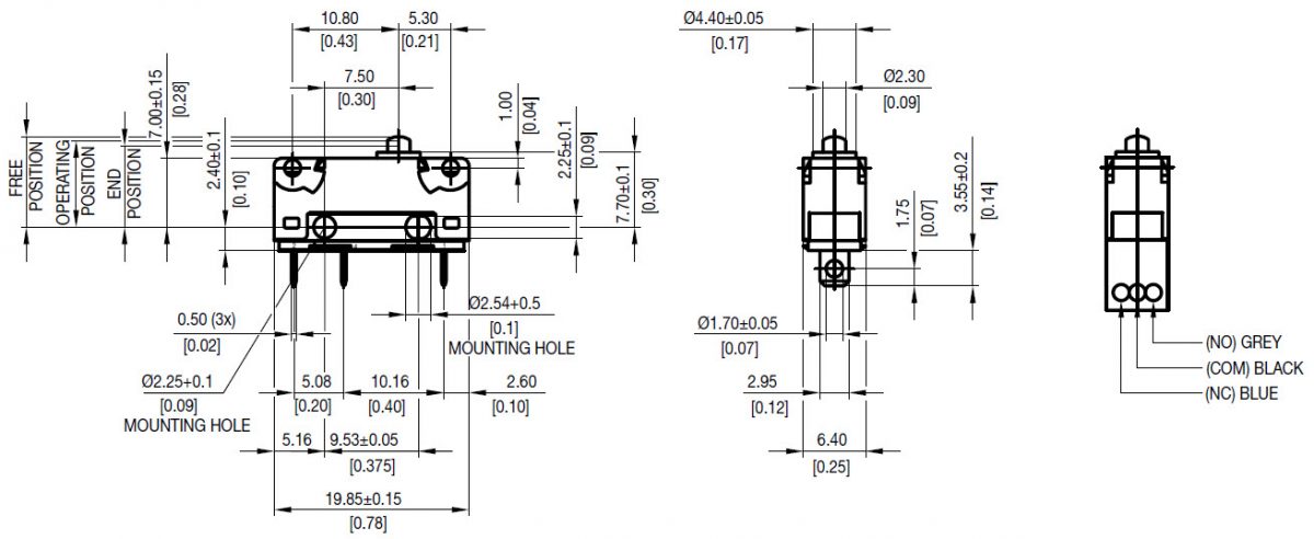 microswitch V4NCS - switch-it
